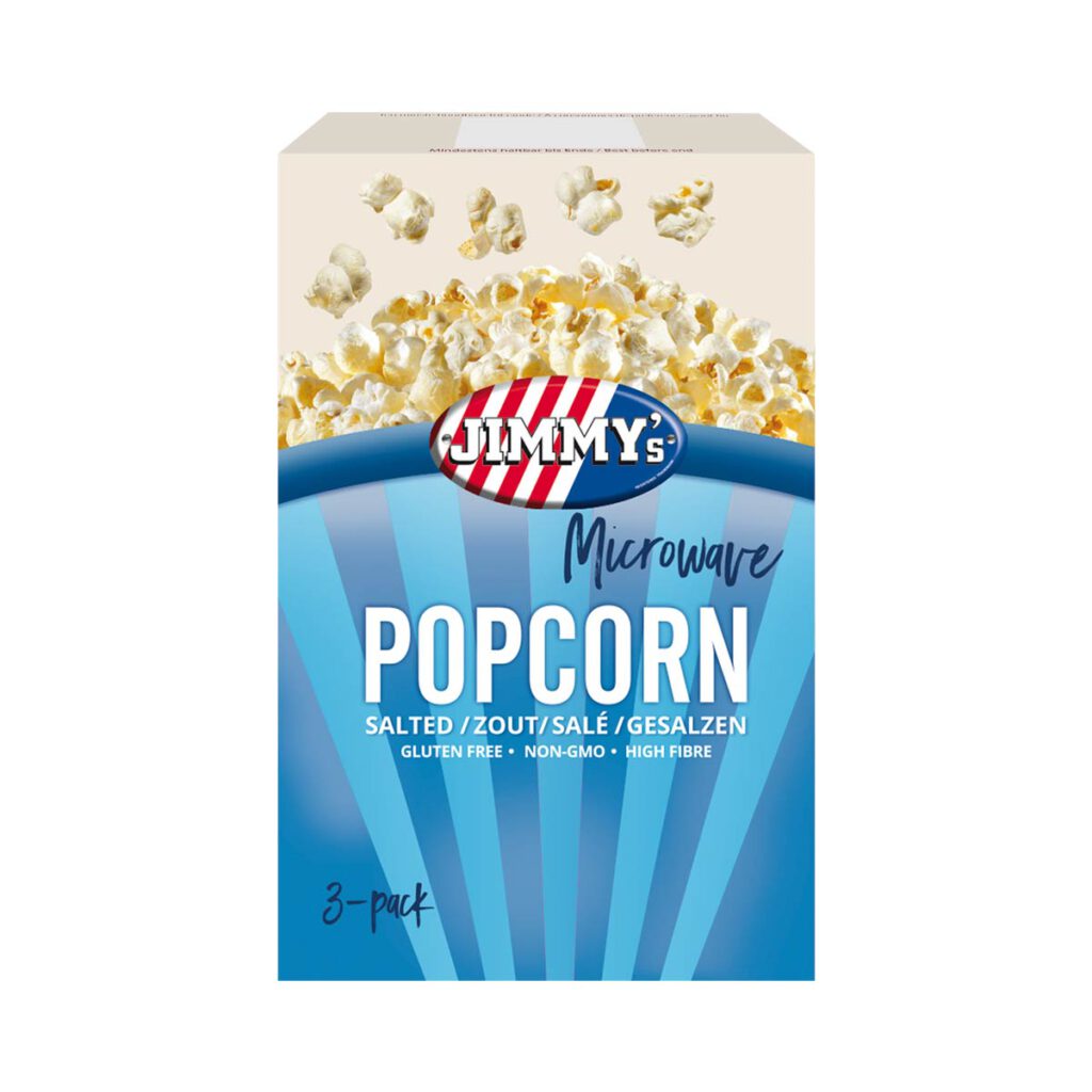 Jimmy's Microwave Salted Popcorn - mocca food