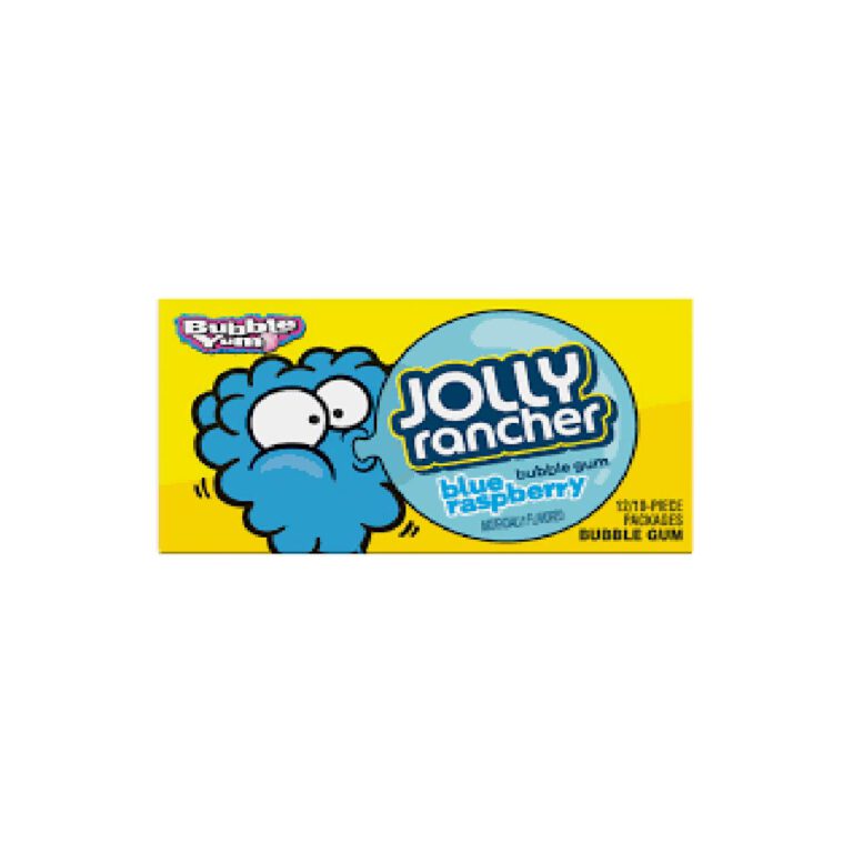 Jolly Rancher Blue Raspberry Bubble Gum - mocca food