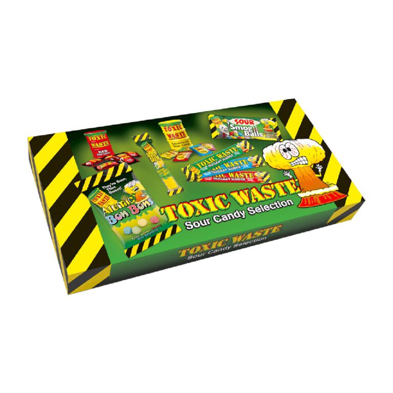 Toxic Waste Selection Gift Box 385G - mocca food