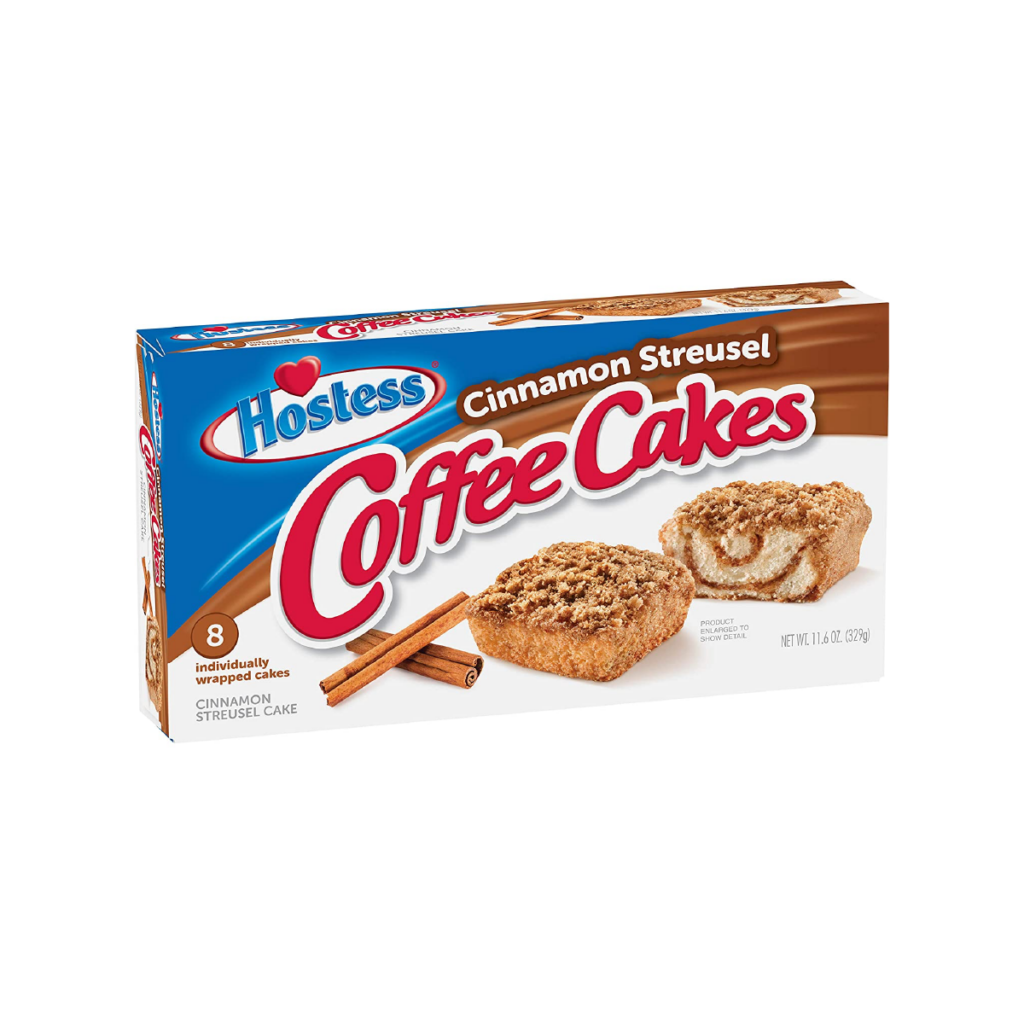 Hostess Cinnamon Streusel Coffee Cakes - mocca food