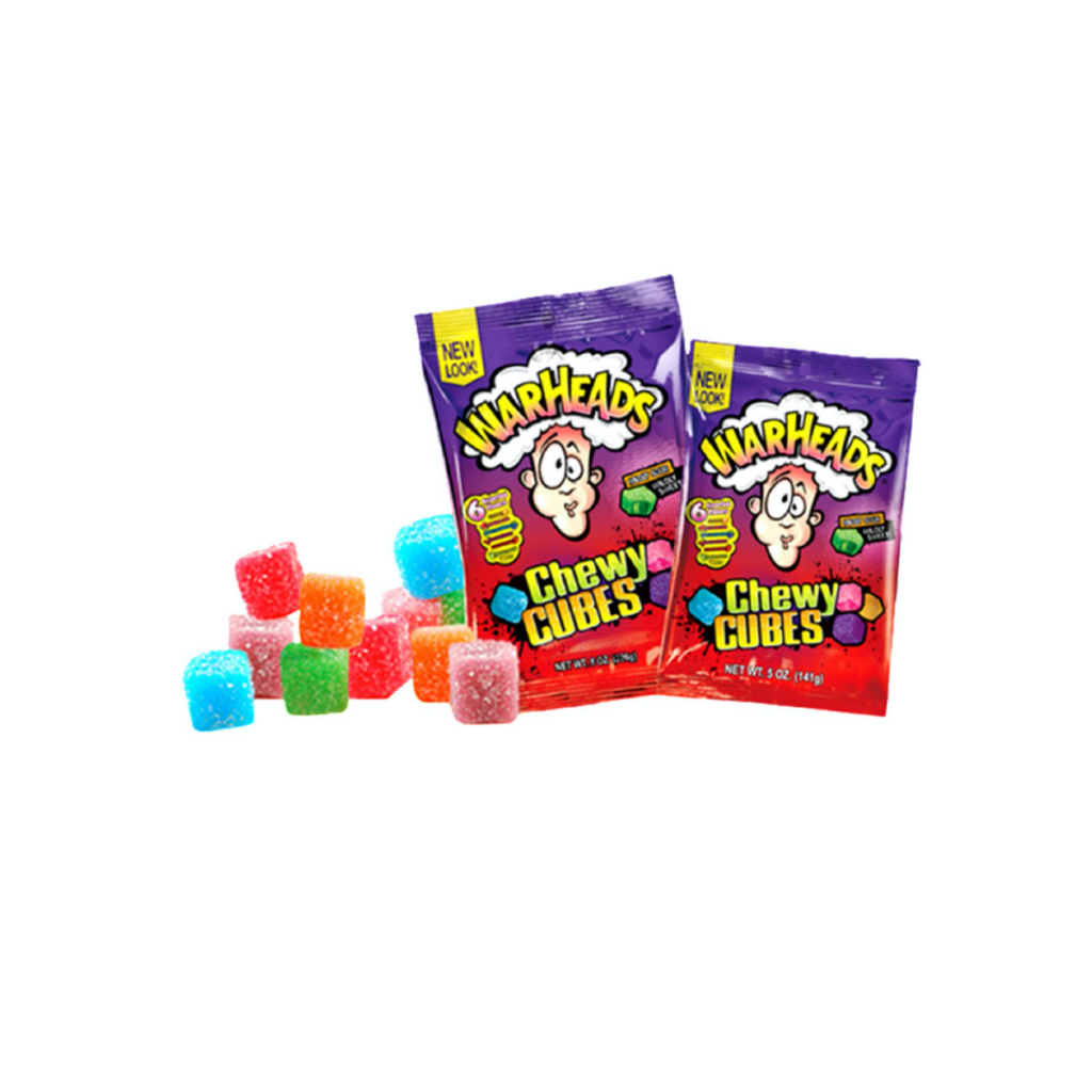 Warheads Chewy Cubes 70G - mocca food